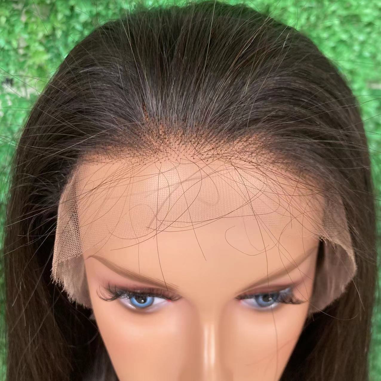Cheap price 100 human hair 13x4HD transparent lace frontal wig 150% de ...